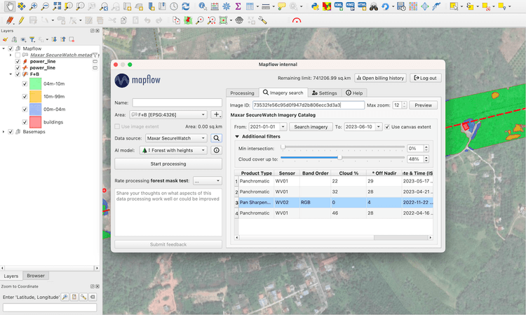 Geoalert AI mapping and geoanalytics platform