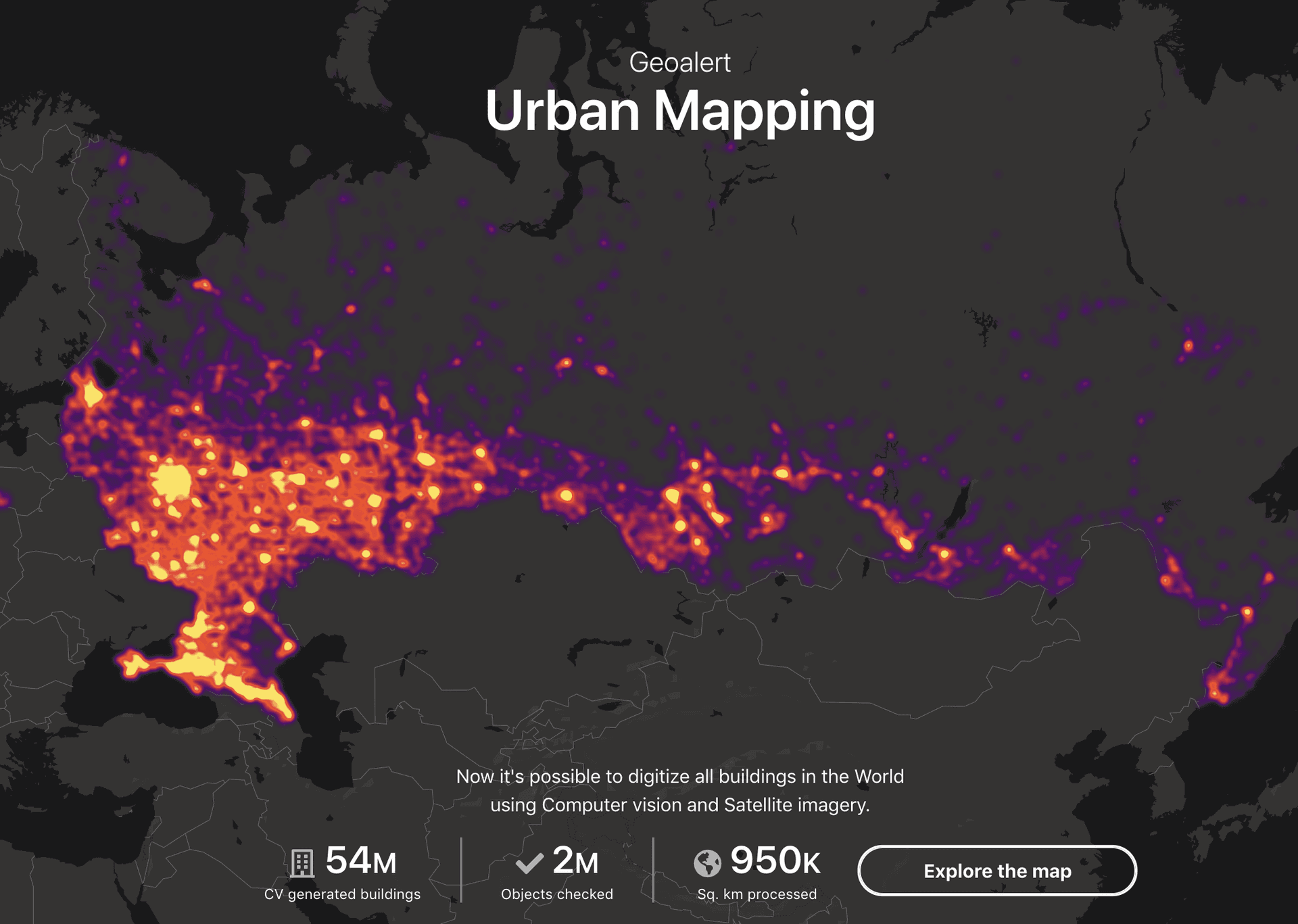 Geoalert AI mapping and geoanalytics platform